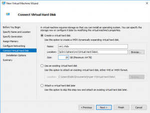 Hyper-V VMs on an NFS share on Windows Server 2016 - Experiment
