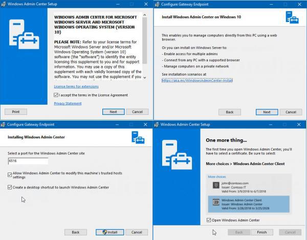 Windows Admin Center (WAC) - Installation and Configuration