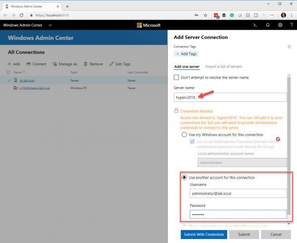 Windows Admin Center (WAC) - Installation and Configuration