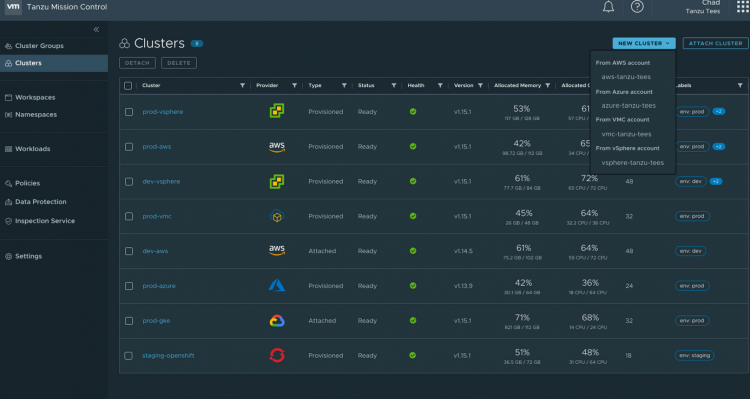 Tanzu Solutions: Tanzu Mission Control