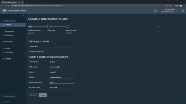 Tanzu Solutions: Tanzu Mission Control