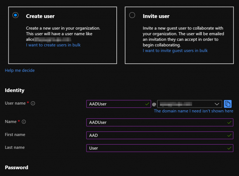 Azure AD Authentication to sign in to VM