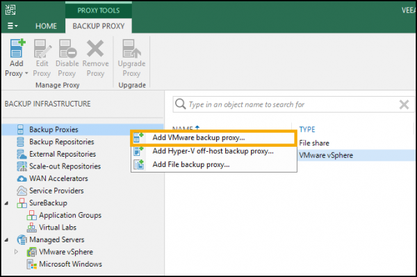 Linux Proxy for Veeam Backup and Replication 10