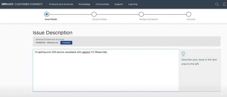 VMware Customer VS the Old My VMware