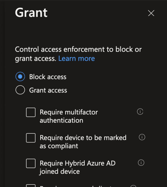 Control Access to Azure AD for Certain Users
