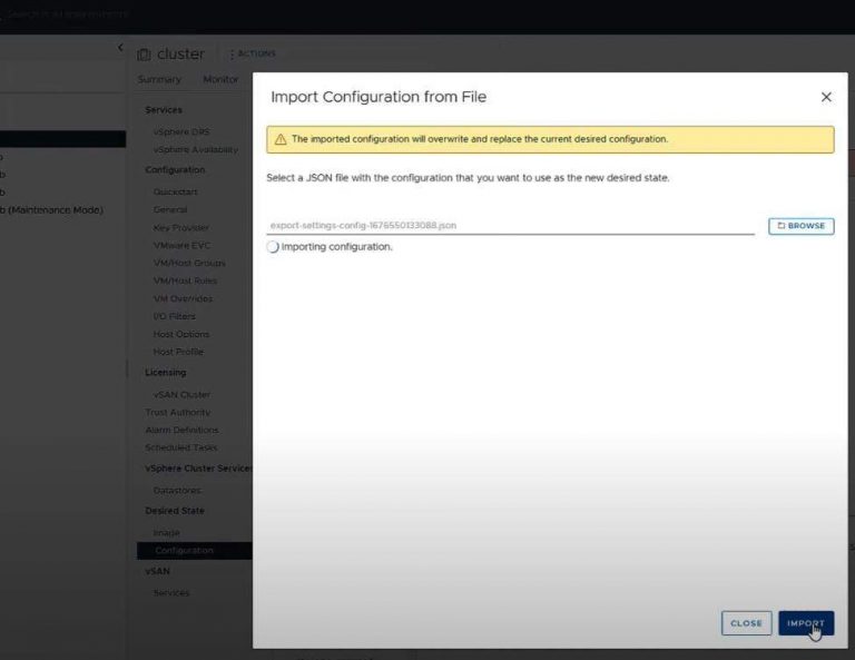 Configuration Profiles: VMware vSphere 8 Update 1
