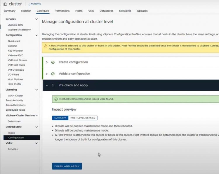 Configuration Profiles: VMware vSphere 8 Update 1