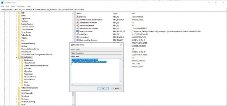 Create Custom Hyper-V Quick Create VM Gallery
