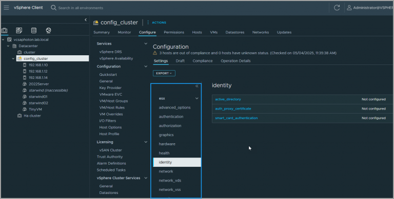 vSphere Configuration Profiles: Features & Migration Tips