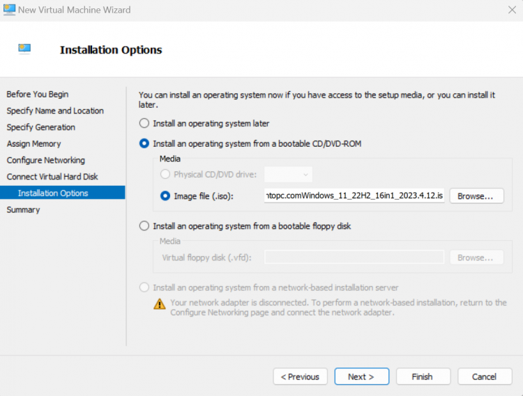 How to Set Up a Windows 11 VM on Hyper-V