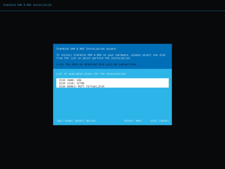 StarWind SAN & NAS Bare-metal Installation - Resource Library ...