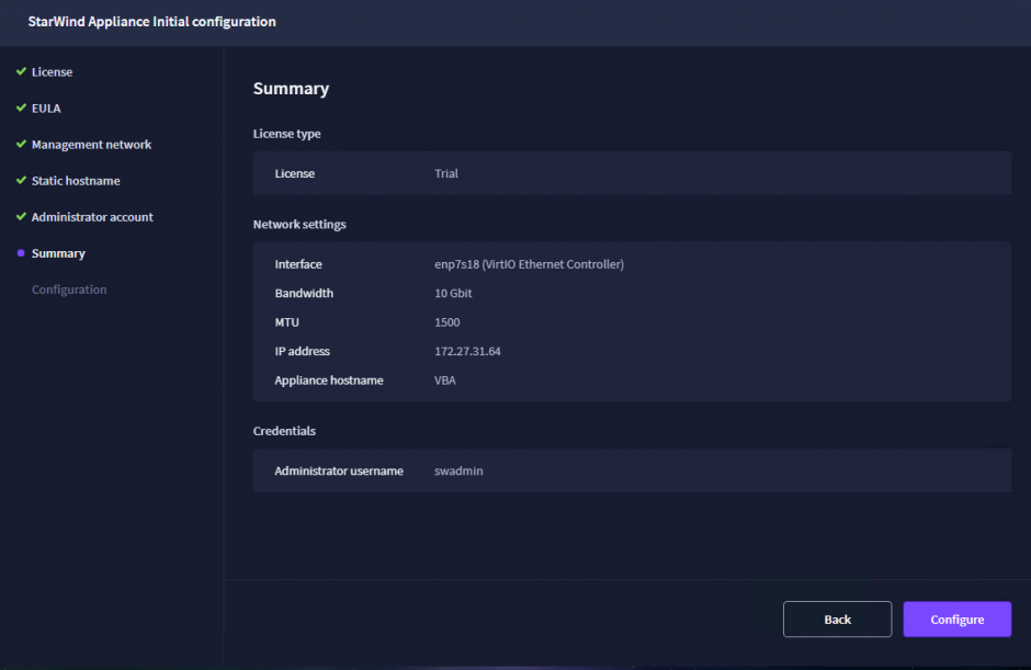 StarWind Virtual Backup Appliance: Configuration Guide for Bare-metal ...